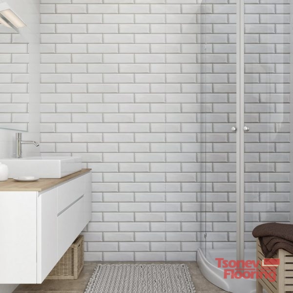 PVC ламперия VILO White Brick | Tsonev Flooring